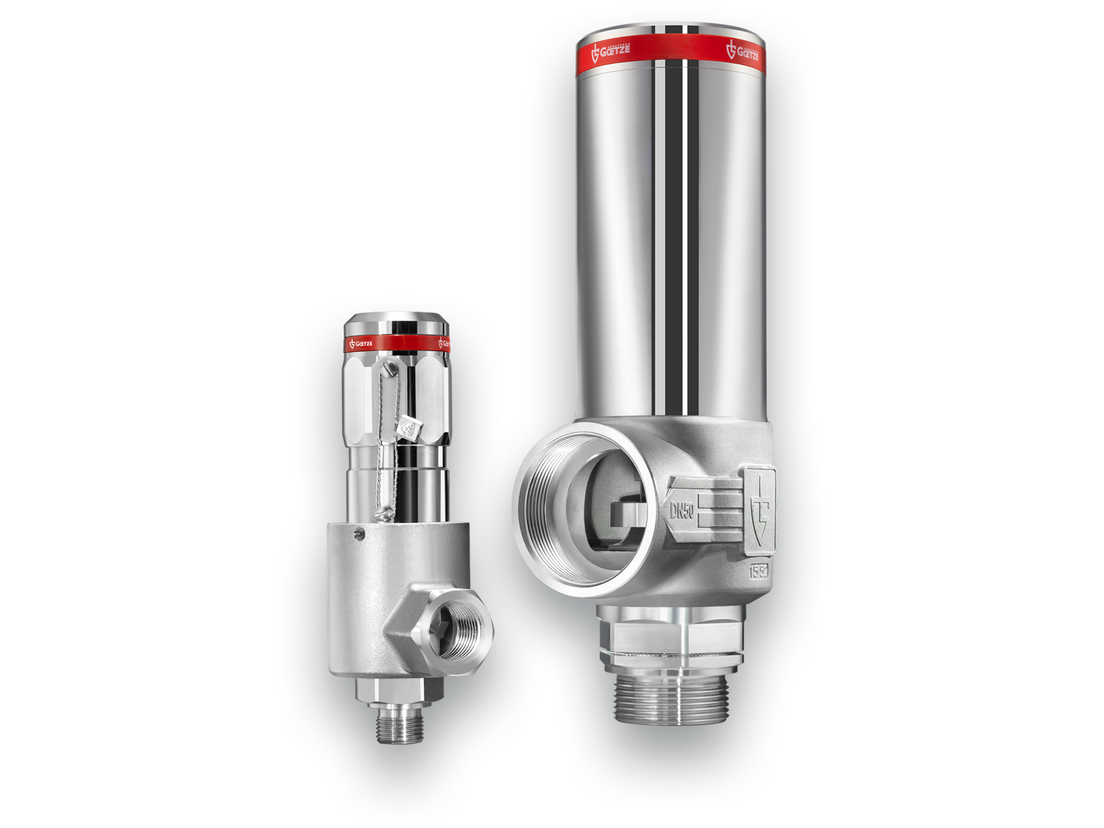 Safety valves, pressure reducing valves and overflow valves