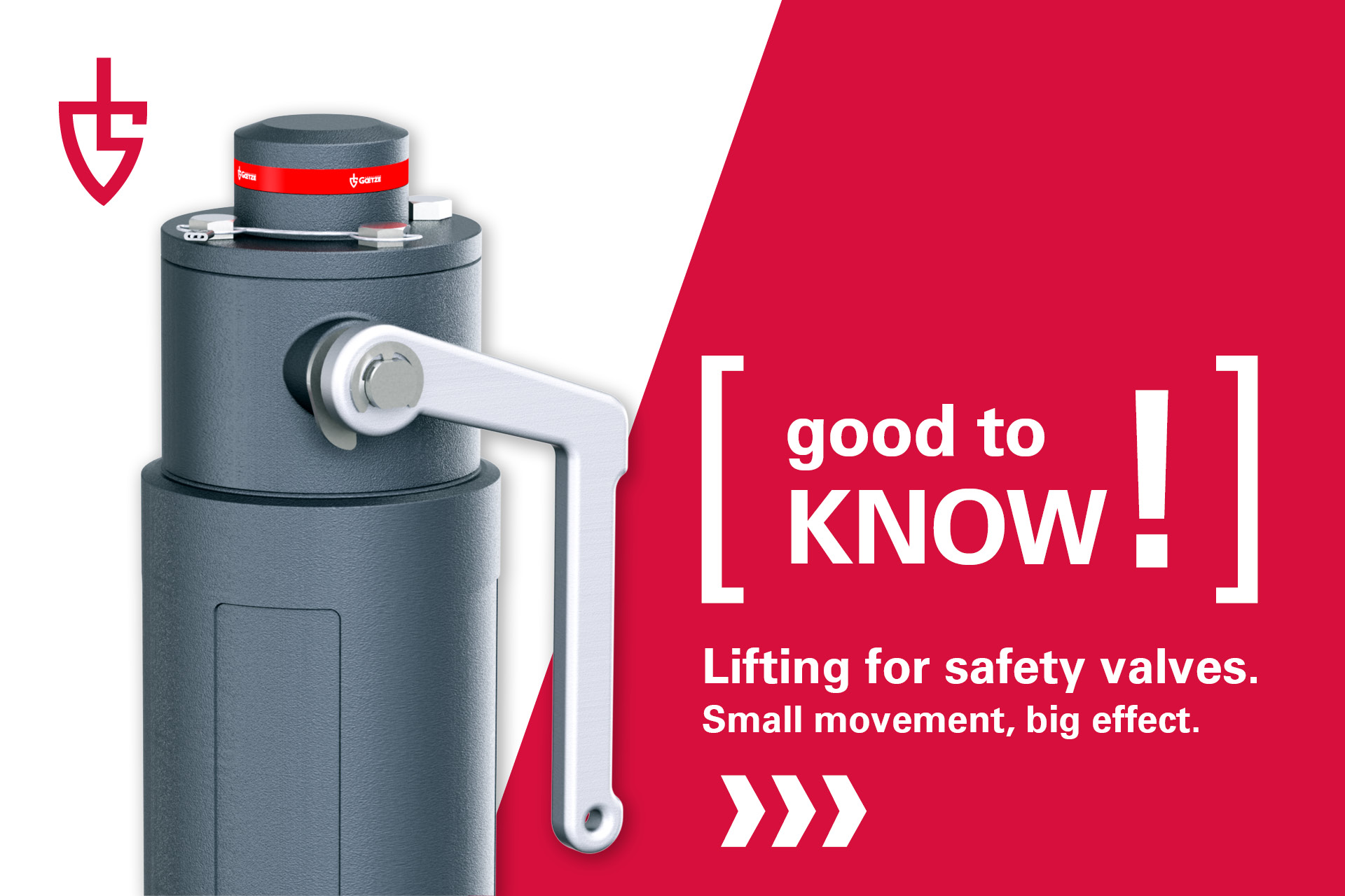 Good to know: Lifting safety valves – small movement, big effect