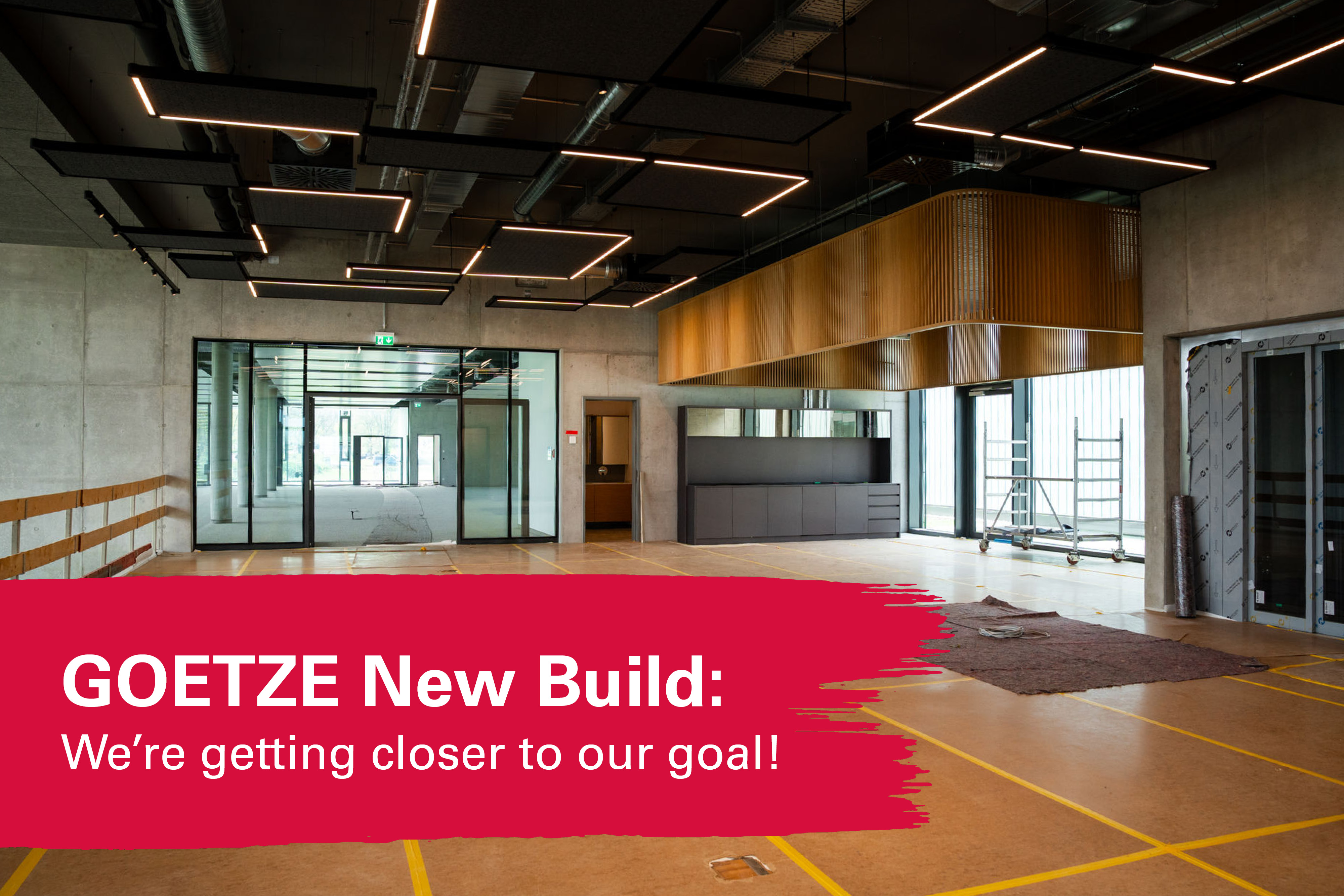 Our new building is coming to life