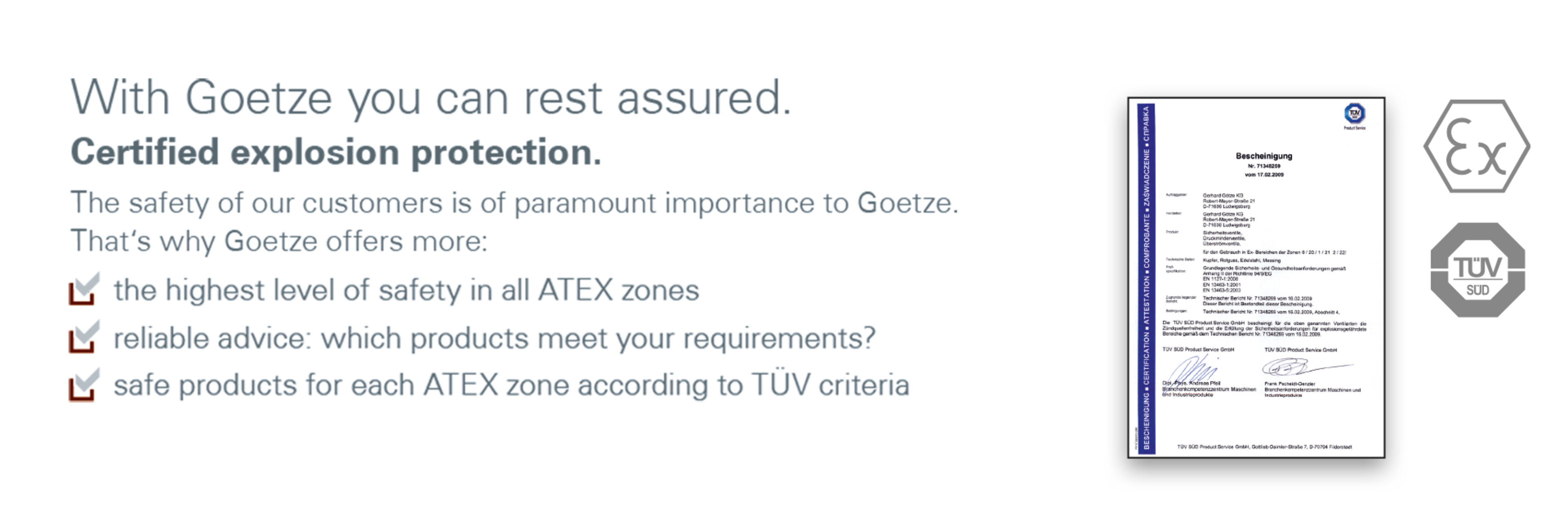 FAQ - ATEX: Valves and fittings in potentially explosive atmospheres