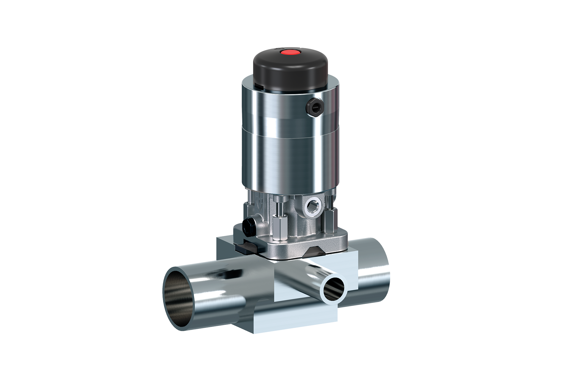 GOETZE diaphragm valve – T-valve for flexible system integration